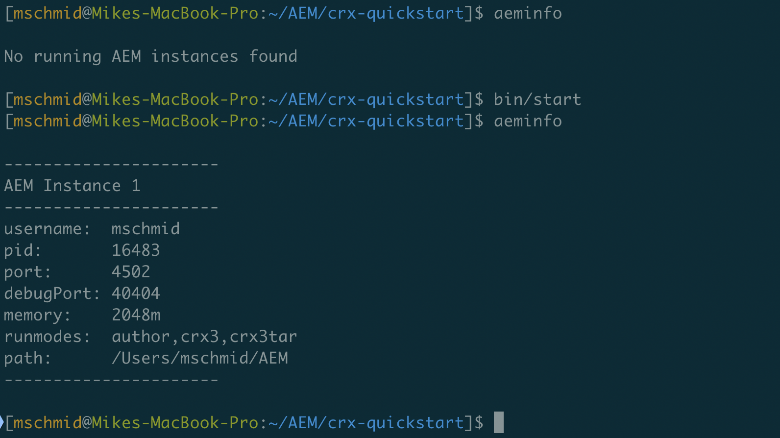 3 shell scripts to help you manage AEM Instances — N47